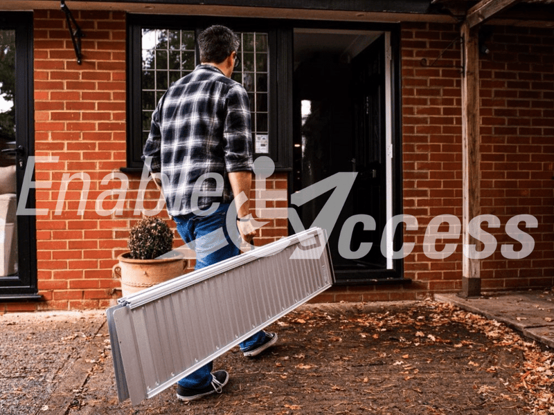Enable Access | Metro-Mobility Low Cost Aluminum Portable Folding Ramp ...