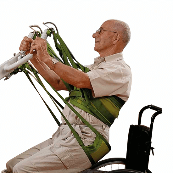 Hillrom | Liko Safety Vest, Premium Sit-to-Stand Aid Sling - Adapt Life