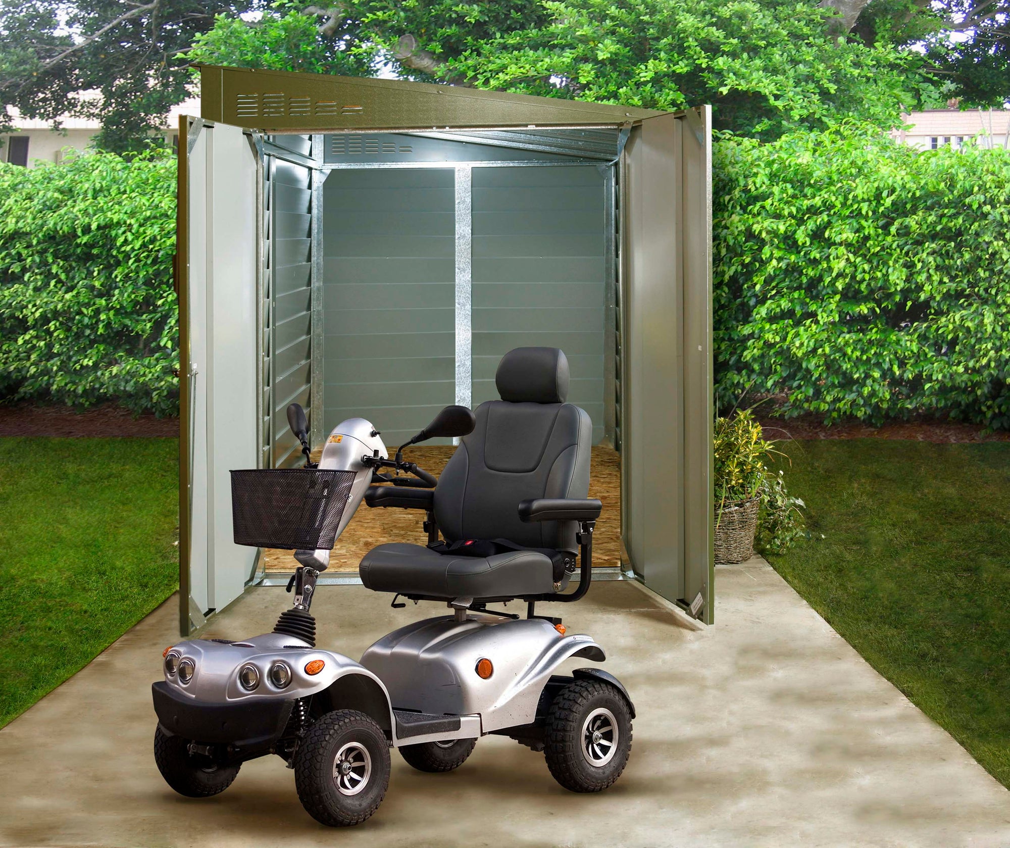 Mobility Scooter Storage Sheds - Adapt Life