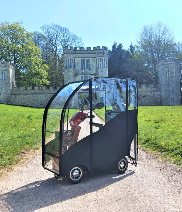 Scooter Shield | Polycarbonate Canopy | UV Rigid Screen & Weatherproof ...