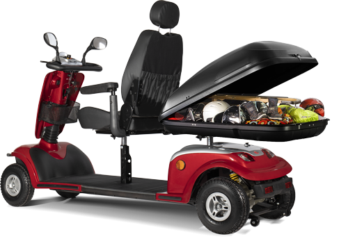 Scooterpac | Tandem 2 Seat Mobility Scooter 2-Person Mobility Solution ...